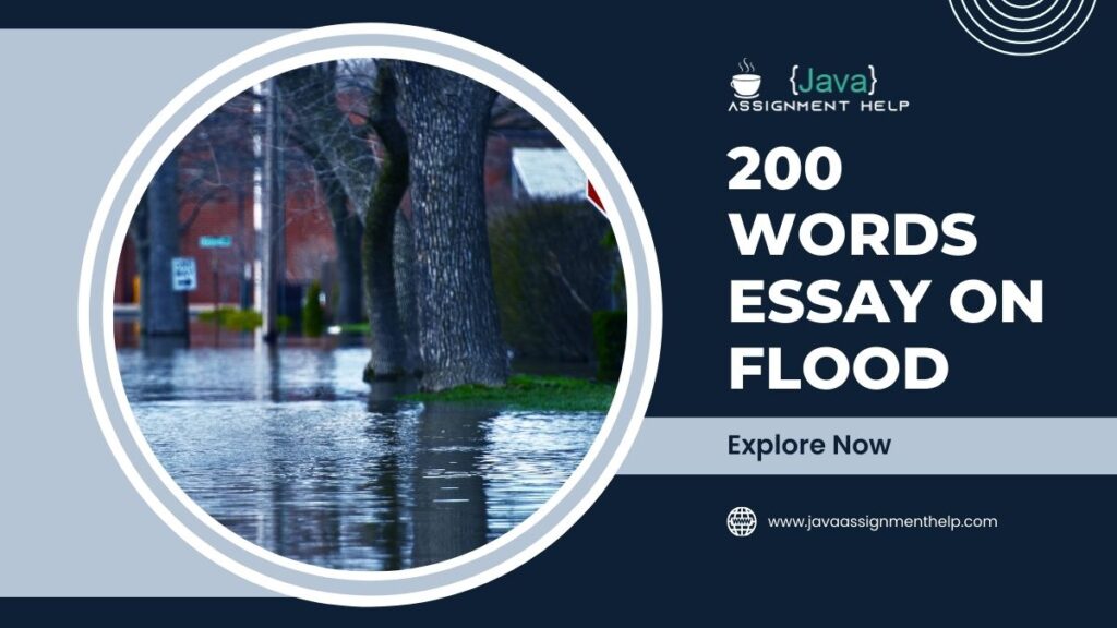5 Astonishing Best 200 Words Essay On Flood With Examples